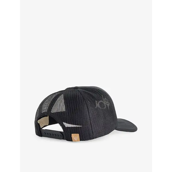 NOW YOU LIVE Logo-embroidered Trucker Cap