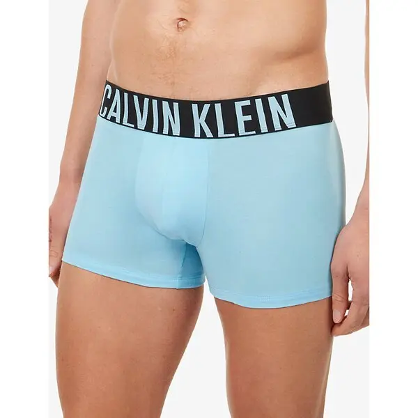 Calvin Klein Intense Power Pack Of Three Cotton-jersey Trunks - Multi