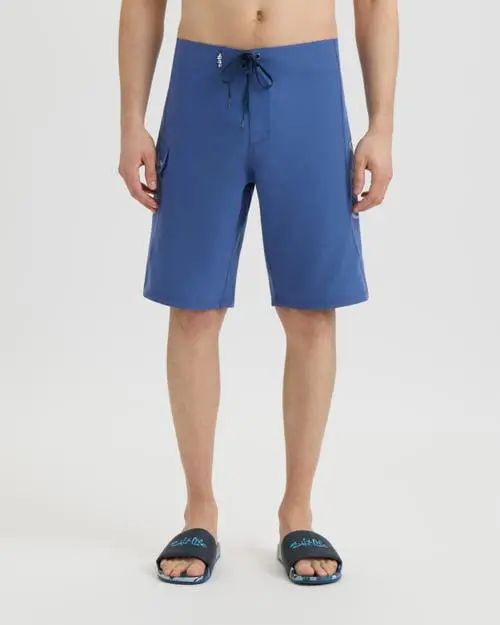 SALT LIFE Stealth Bomberz Microfiber Boardshorts - Indigo