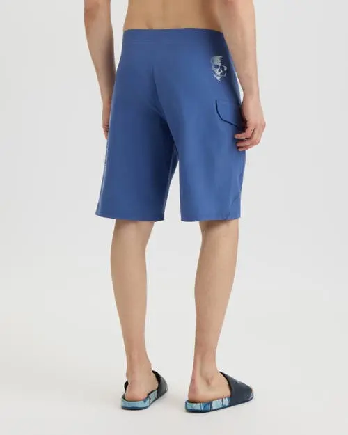 SALT LIFE Stealth Bomberz Microfiber Boardshorts - Indigo