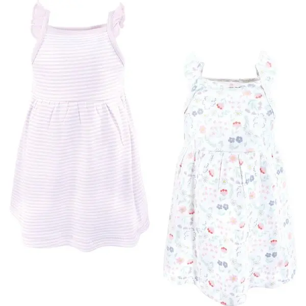 HUDSON BABY Sleeveless Dress Set 2-pack - Lilac Garden