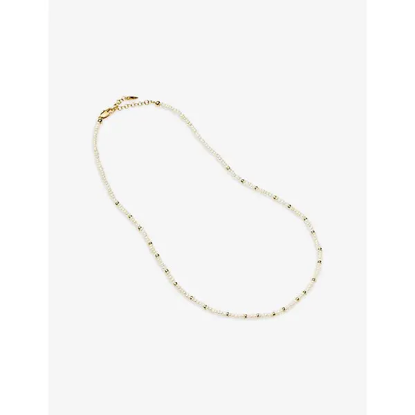 MISSOMA 18ct Yellow -plated Brass Beaded Necklace