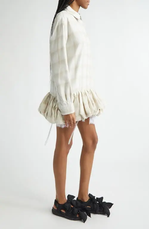 Collina Strada Valerian Plaid Mini Shirtdress