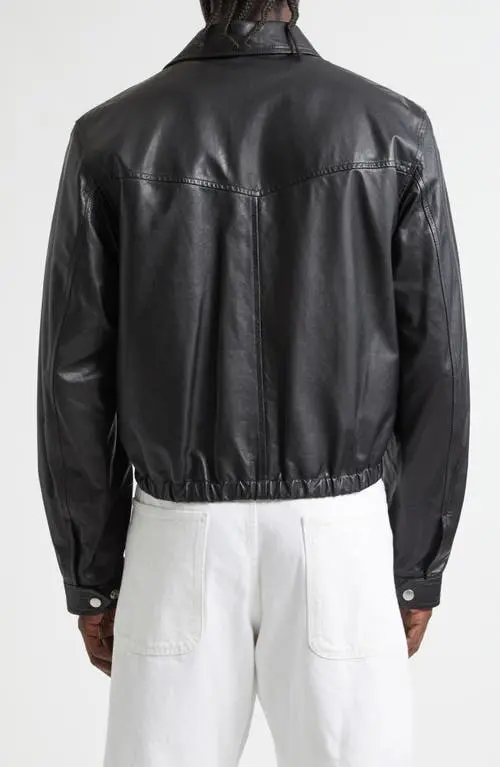 LEMAIRE Leather Blouson Biker Jacket