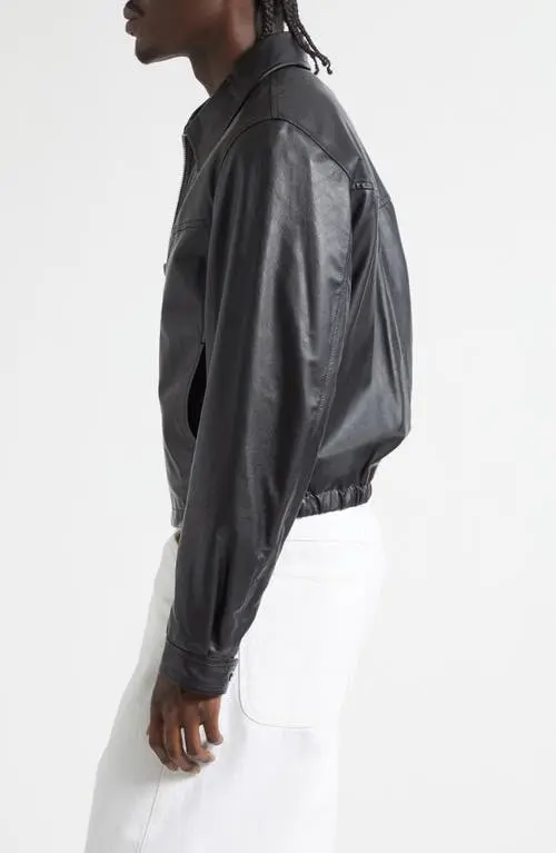 LEMAIRE Leather Blouson Biker Jacket