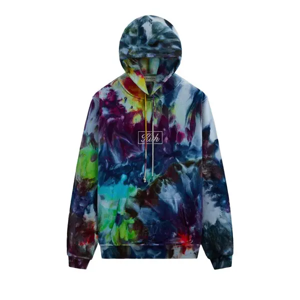 Kith For Advisory Board Crystals Tie Dye Hoodie 'blue - Multicolor