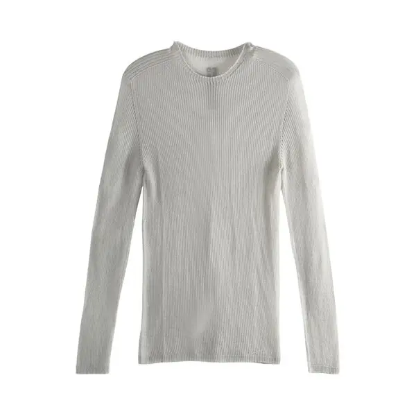 Rick Owens Knit Dennis Top 'pearl - White