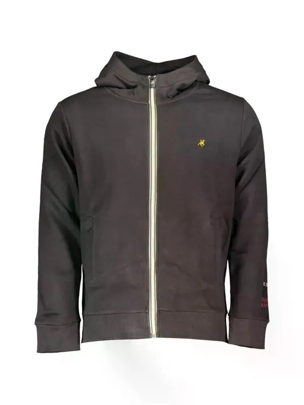 U.S. Grand Logo-embroidered Zip-up Hoodie