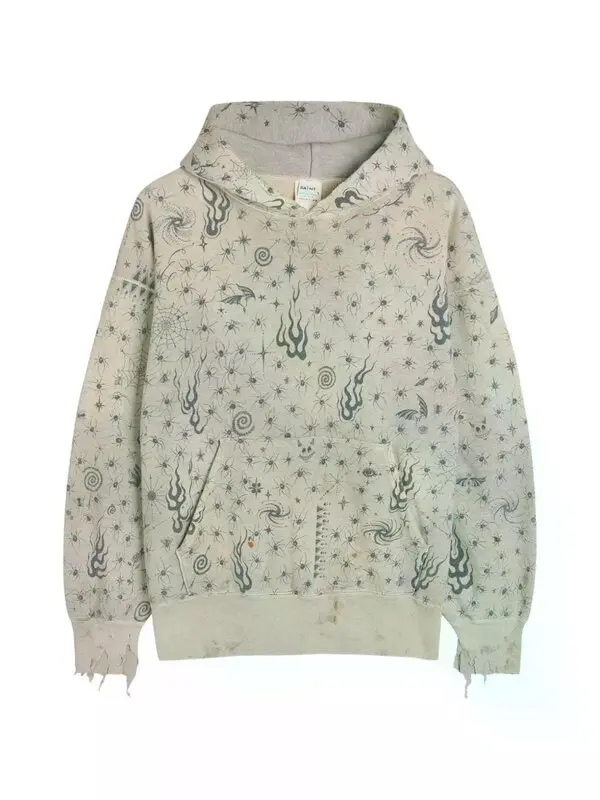 Saint Laurent Printed Hoodie