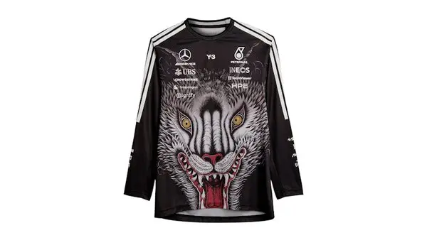 Adidas X Y3 Mercedes Driver Jersey Longsleeve - Black