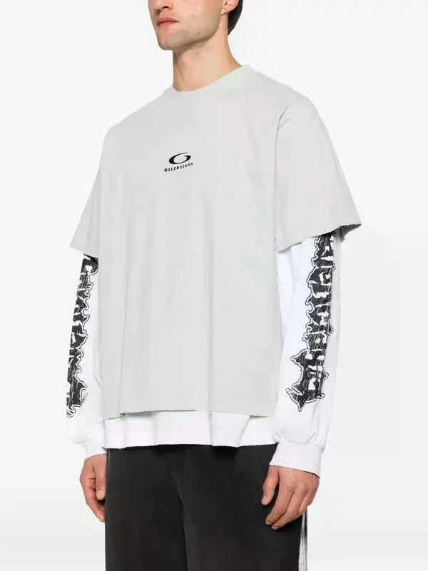 Balenciaga Hybrid Double Sweatshirt - Grey