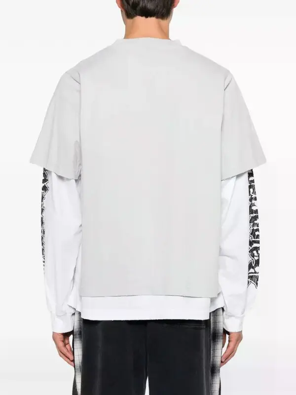 Balenciaga Hybrid Double Sweatshirt - Grey