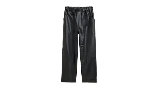 Adidas X Y3 Mercedes Amg Petronas Formula 1 Team Leather Racing Pants - Black