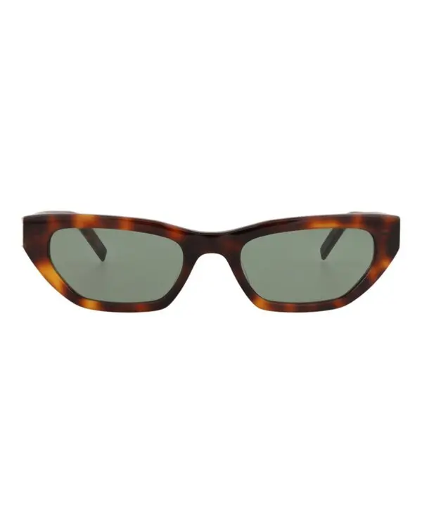 Saint Laurent Cat Eye Sunglasses - Havana Havana Green (slm126/30014752/003)
