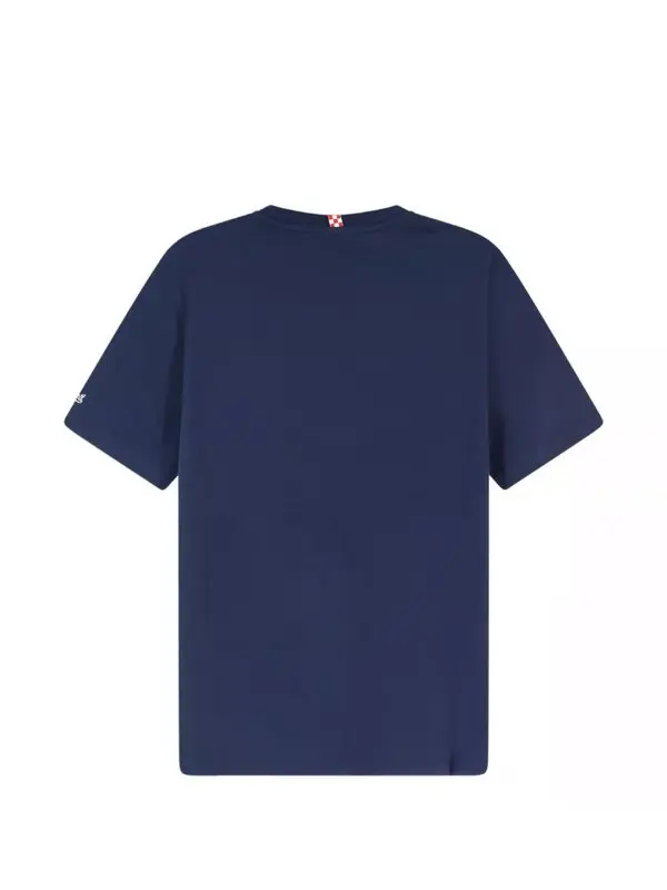 MC2 SAINT BARTH Embroidered-motif T-shirt - Blue