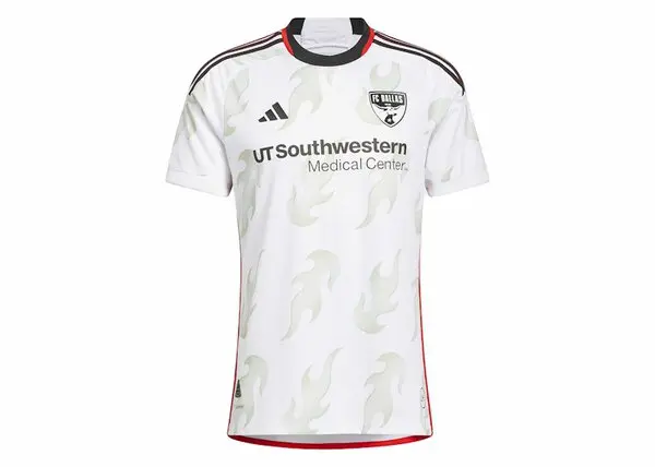 Adidas Fc Dallas 23/24 Away Authentic Jersey - White/black