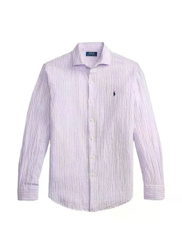 Polo Ralph Lauren Striped Seersucker Shirt - Purple