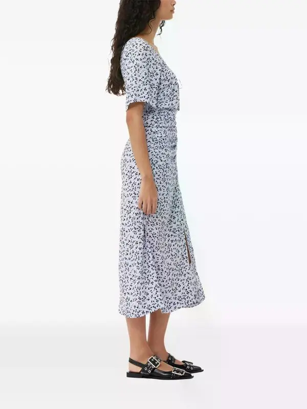 GANNI Heather Midi Dress