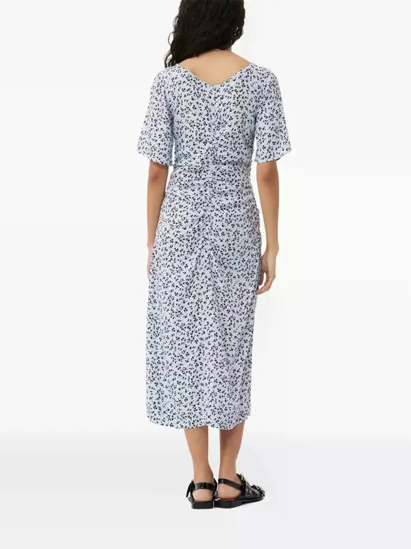 GANNI Heather Midi Dress