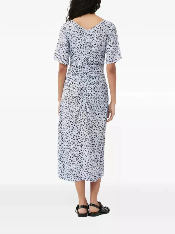 GANNI Heather Midi Dress