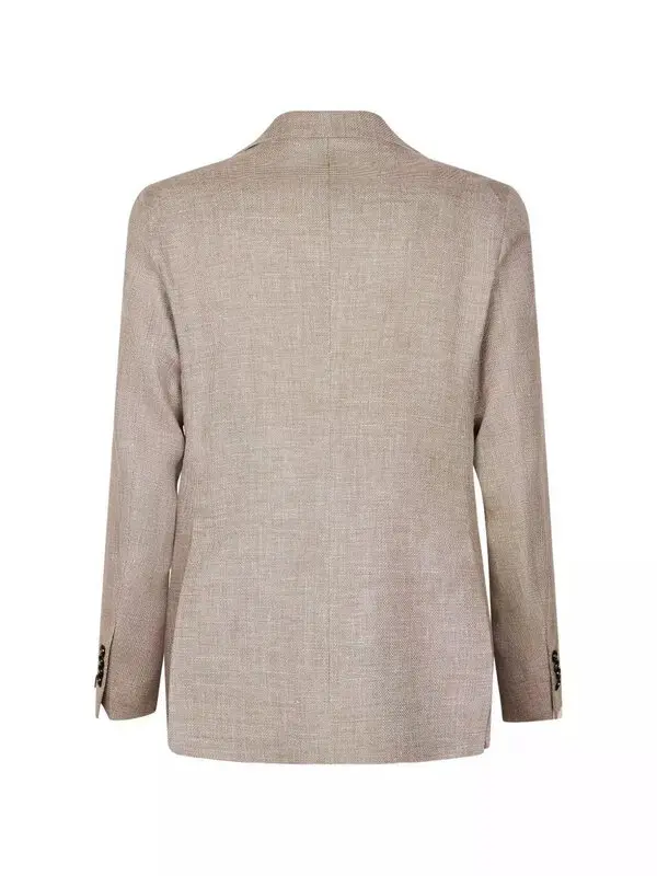 Tagliatore Textured-finish Blazer - Neutrals