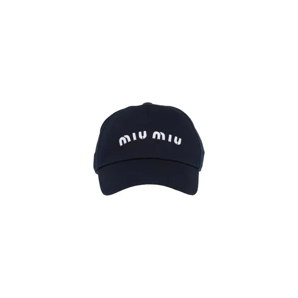 Miu Miu Drill Baseball Cap - Blue/white