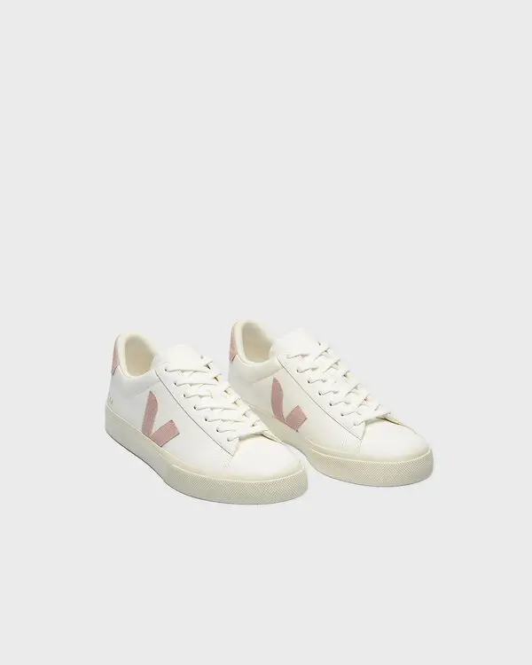 VEJA Campo Leather Sneakers - White
