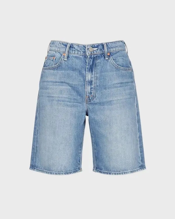 MOTHER The Undercover Bermuda Shorts - Light Blue Wash