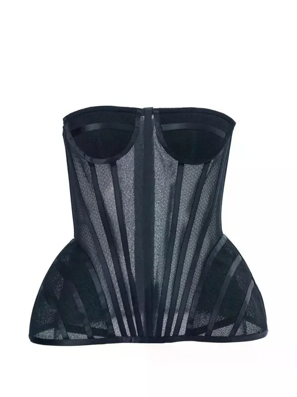 Carolina Herrera Strapless Bustier - Black
