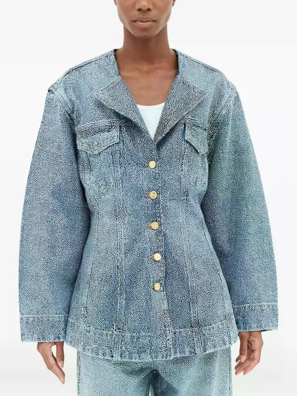 GANNI Buttoned Pocket Jacket