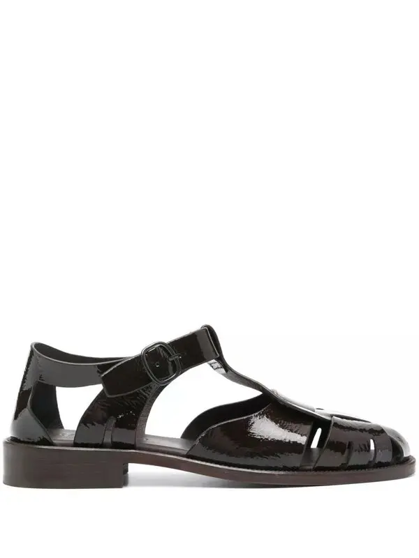 Hereu Cut-out Detail Leather Sandals