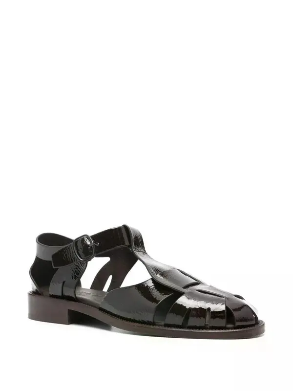 Hereu Cut-out Detail Leather Sandals