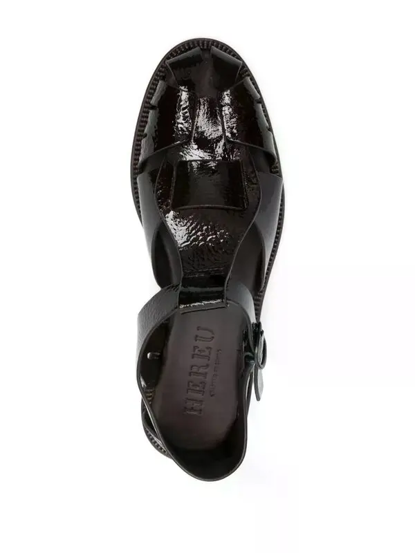 Hereu Cut-out Detail Leather Sandals