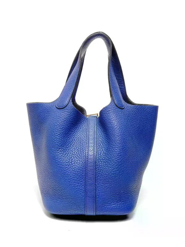 Hermès 2017 Pm Picotin Lock Handbag - Blue