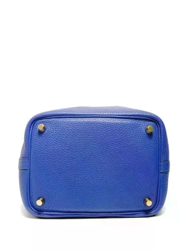 Hermès 2017 Pm Picotin Lock Handbag - Blue