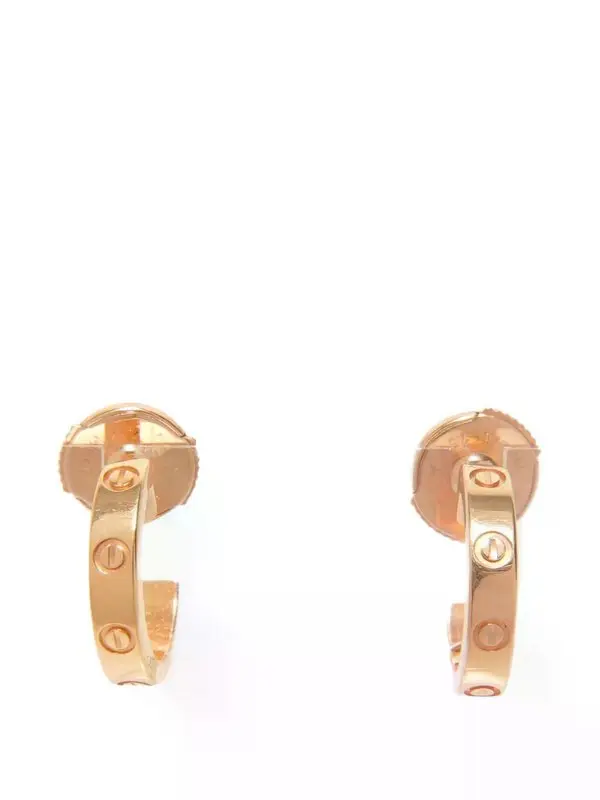 CARTIER 2010 Love Hoop Earrings - Gold