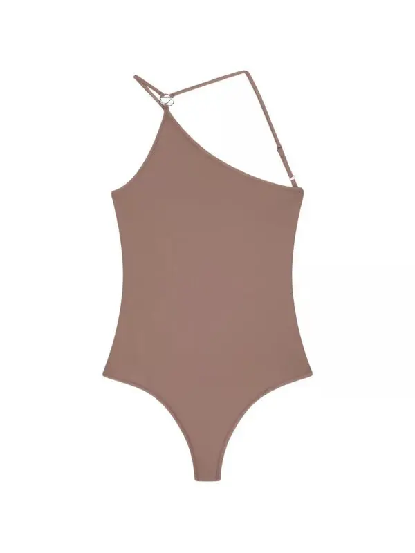 Coperni One-shoulder Swimsuit - Neutrals