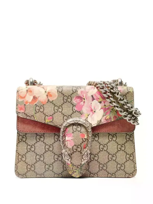 Gucci 2016 Dionysus Gg Blooms Shoulder Bag - Neutrals