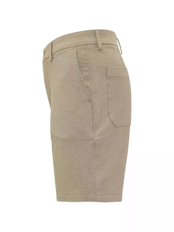 BOSS Textured Regular Fit Shorts - Neutrals