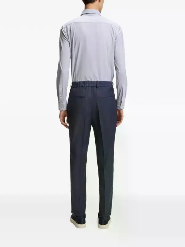 BOSS Slim-fit Shirt In Italian Performance-stretch Jersey