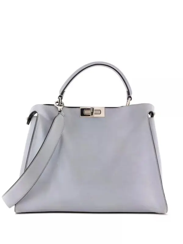 Fendi Peekaboo Essential Leather Satchel