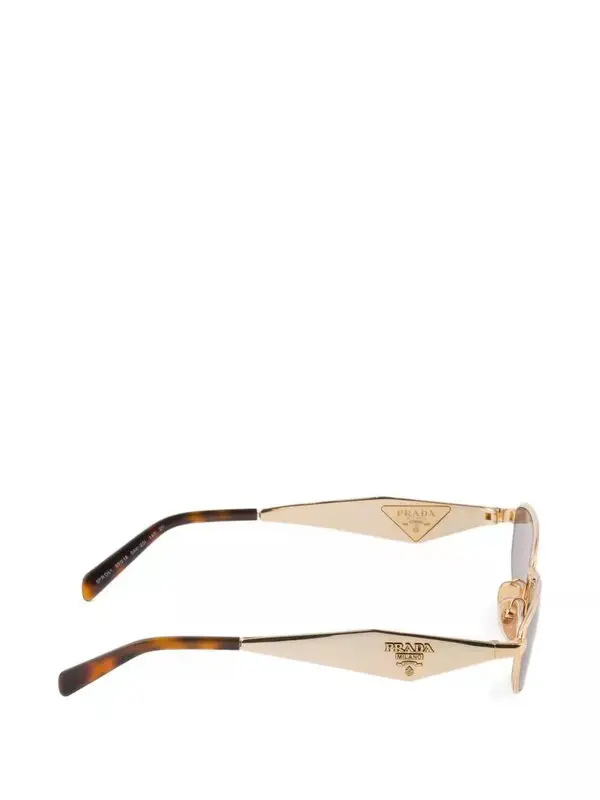 Prada Sunglasses With Logo - Gold