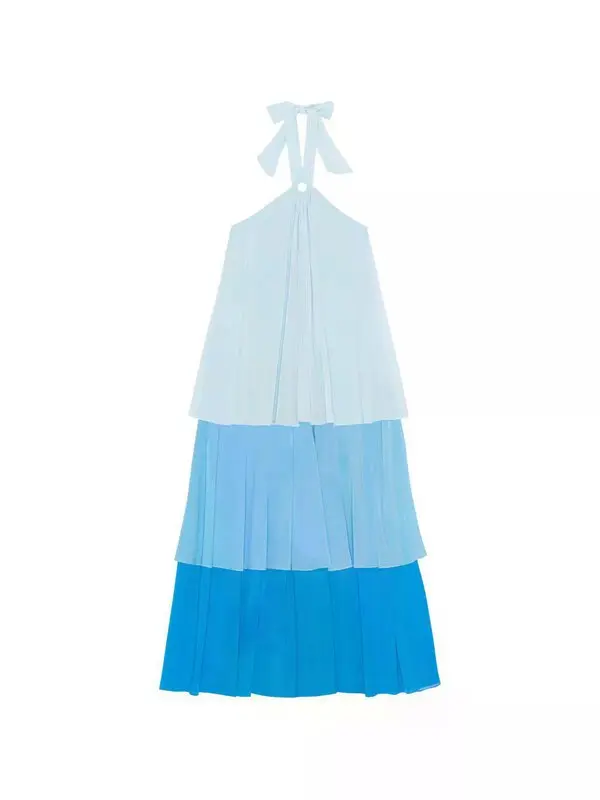 GANNI Tiered Midi Dress