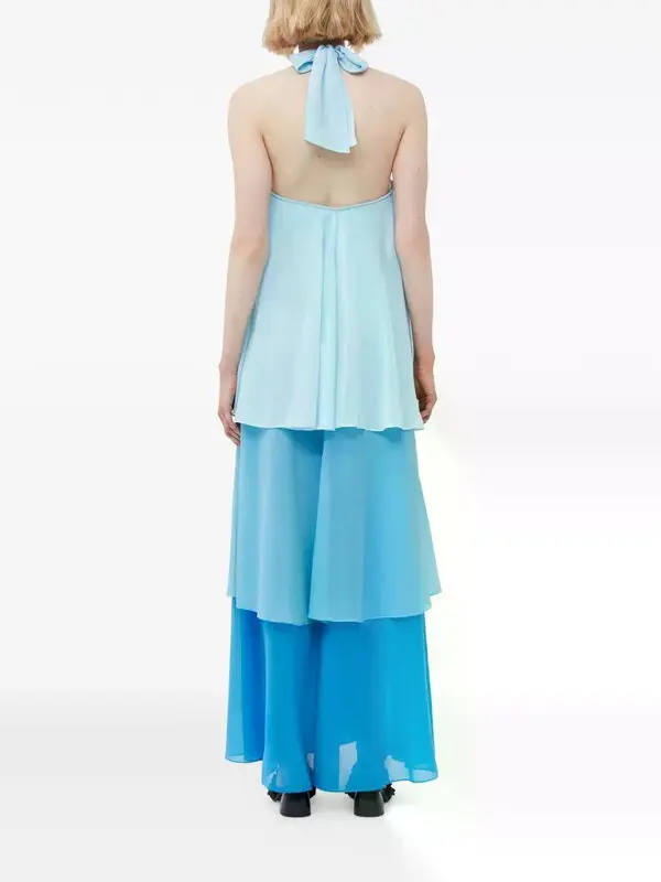 GANNI Tiered Midi Dress