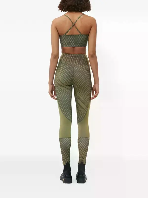 GANNI Dotted Criss-cross Strap Top