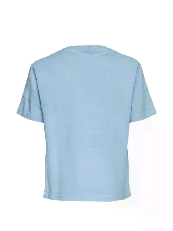 Stone Island Logo-embroidered T-shirt - Blue