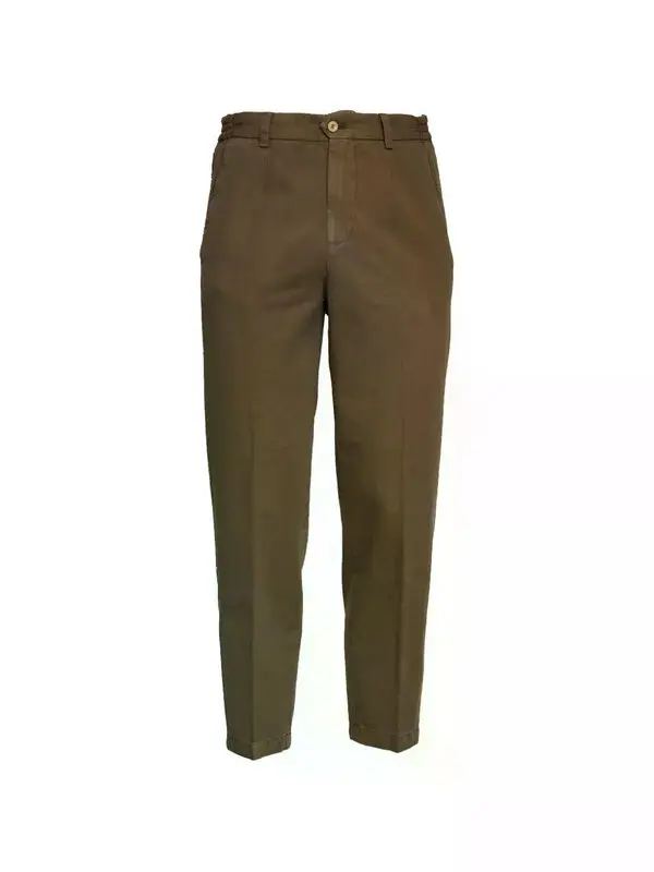BRIGLIA 1949 Portofino Drawstring Trousers - Brown