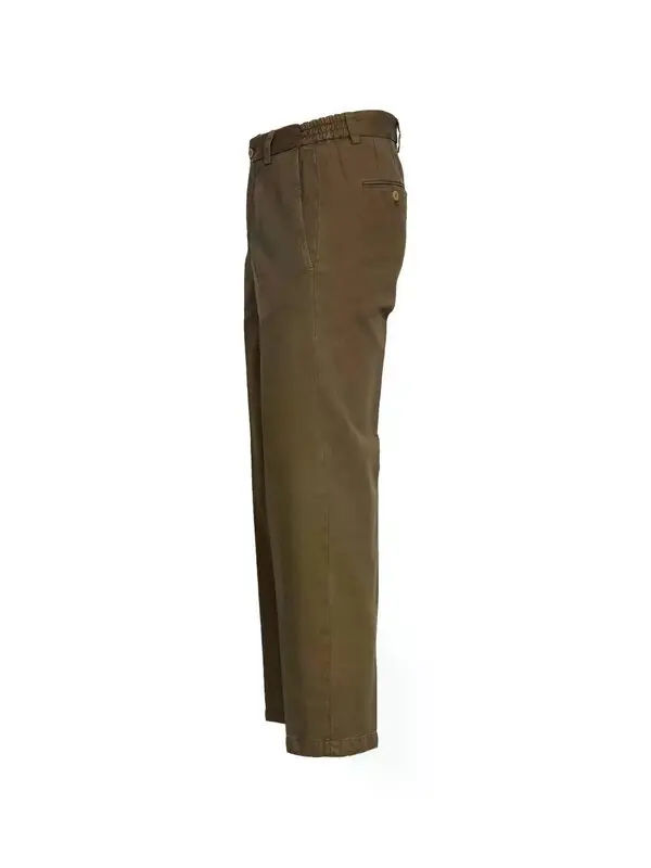 BRIGLIA 1949 Portofino Drawstring Trousers - Brown