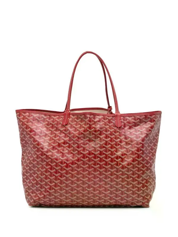 Goyard 2018 Goyardine Saint Louis Gm Tote Bag - Red