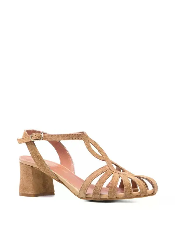 MAISON 21 Cage-detail T-bar Sandals
